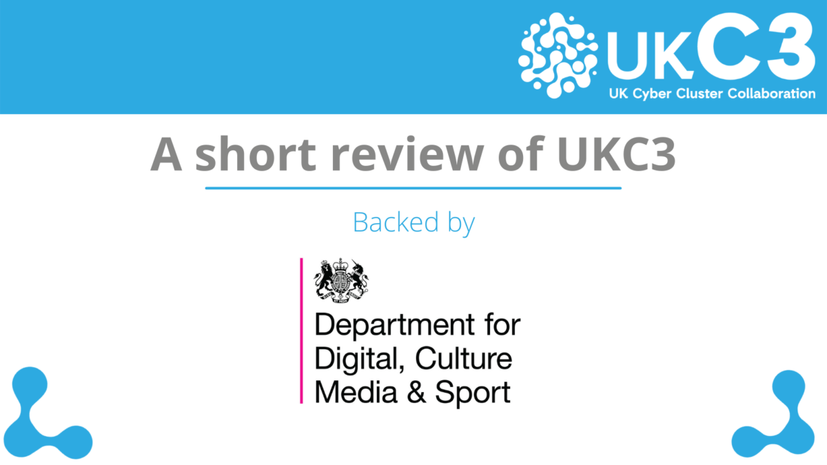 A short review on UKC3 - the DCMS-backed organisation that supports ...